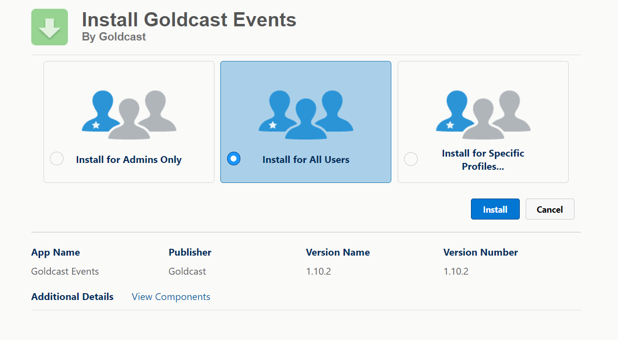 Install the Salesforce Integration in Goldcast – Goldcast