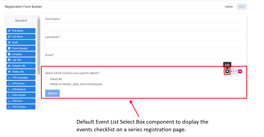 How To Set up a Series Registration Form – Goldcast