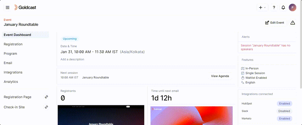 How To Set up a Waitlist for an Event – Goldcast