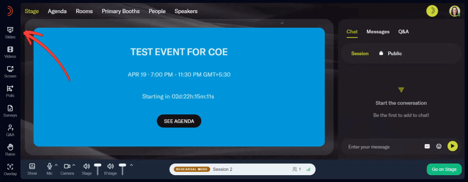 How To Share a Slide Deck – Goldcast