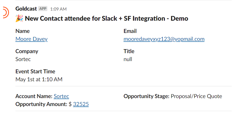Slack + Salesforce Notifications Examples & FAQs – Goldcast
