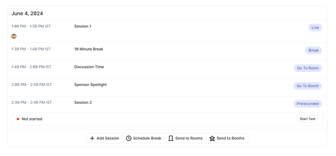 Guide: Create a Multi-Session Virtual Event – Goldcast