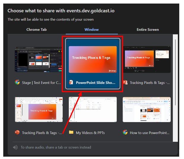 How To Share Powerpoint or Google Slides Directly – Goldcast