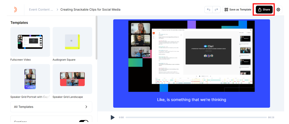 Content Lab: How To Download Video Clips – Goldcast